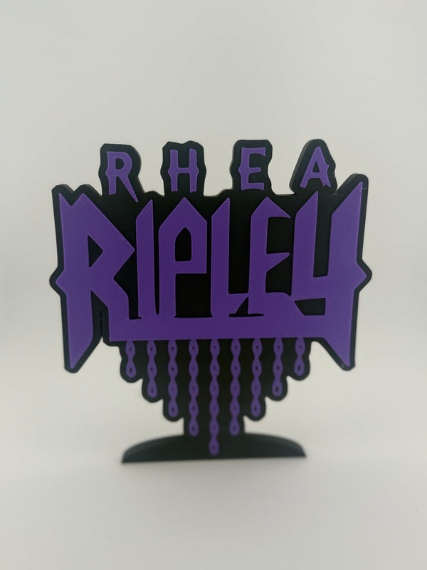 3D Print- Rhea Ripley Logo – Top Rope Toys and Collectibles